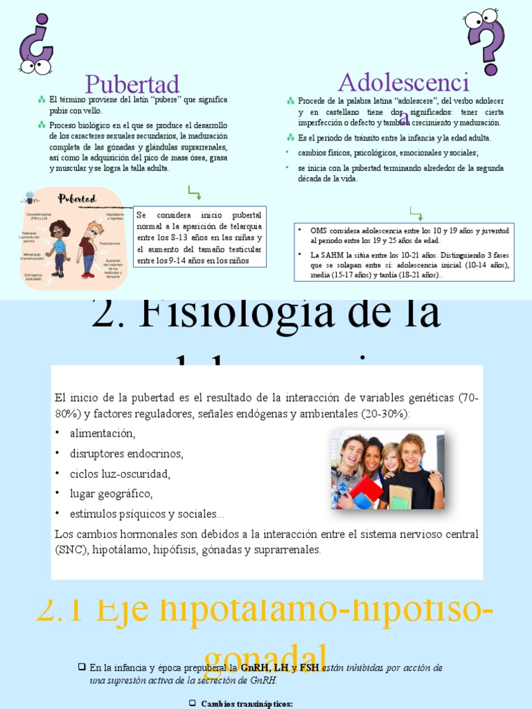 Pubertad y Adolescencia. Expo | PDF | Pubertad | Adolescencia