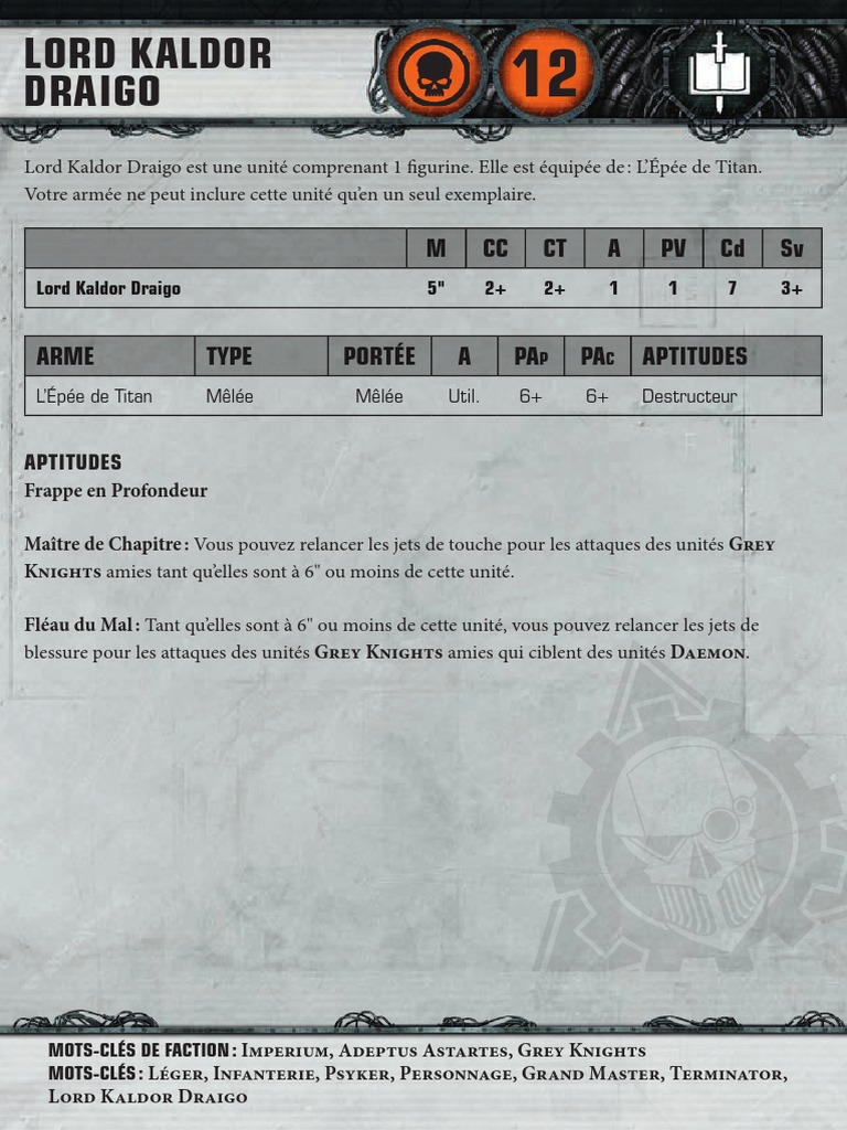 FRE Apoc - Datasheet - Grey - Knights - Web PDF | PDF | Science ...