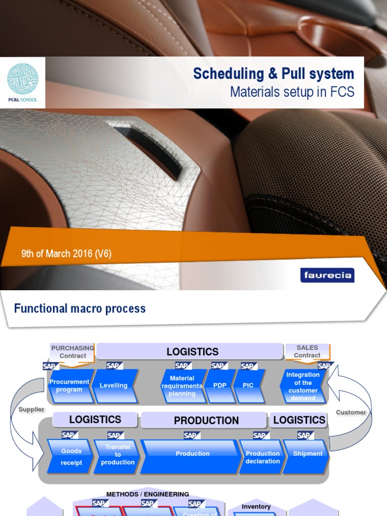 FCS Material Setup and Logistics Guide | PDF | Logistics | Systems ...