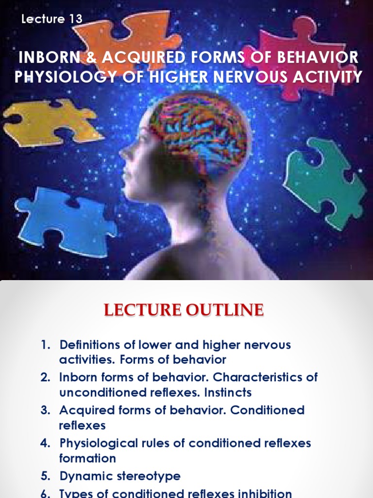 Lecture 13 - Conditioned & Unconditioned Reflexes | PDF | Classical ...