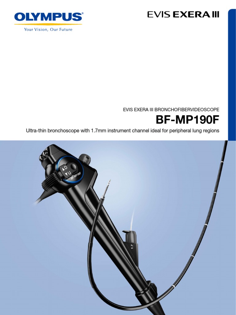 BF-MP190F: Ultra-Thin Bronchoscope With 1.7mm Instrument Channel Ideal ...
