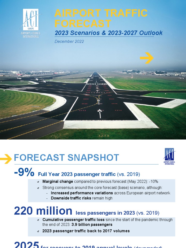 ACI 2023 European Traffic Forecast | PDF | Economies