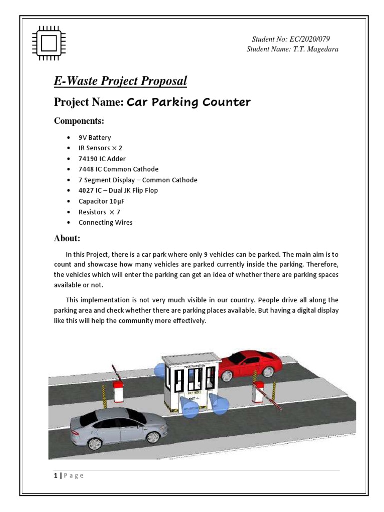 Car Parking Counter Pdf