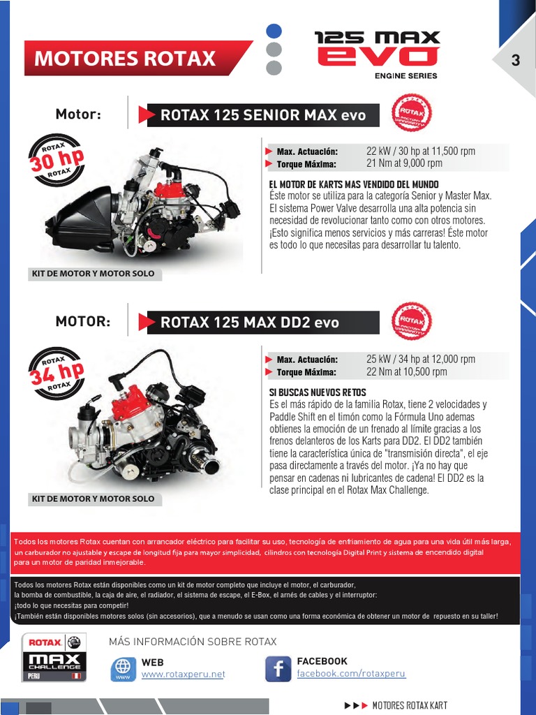 Motores Rotax PDF | PDF | Transporte | Tecnología de vehículos
