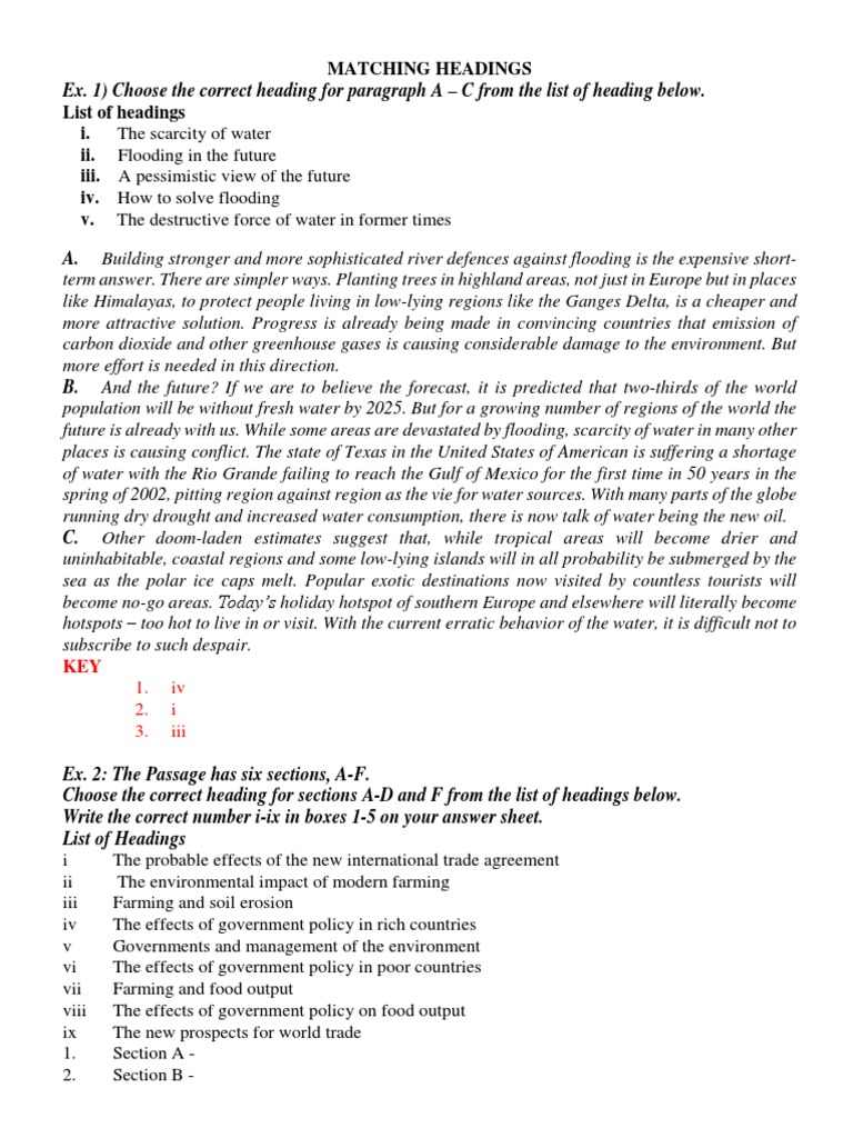 Matching Headings PDF | PDF | Agriculture | Subsidy