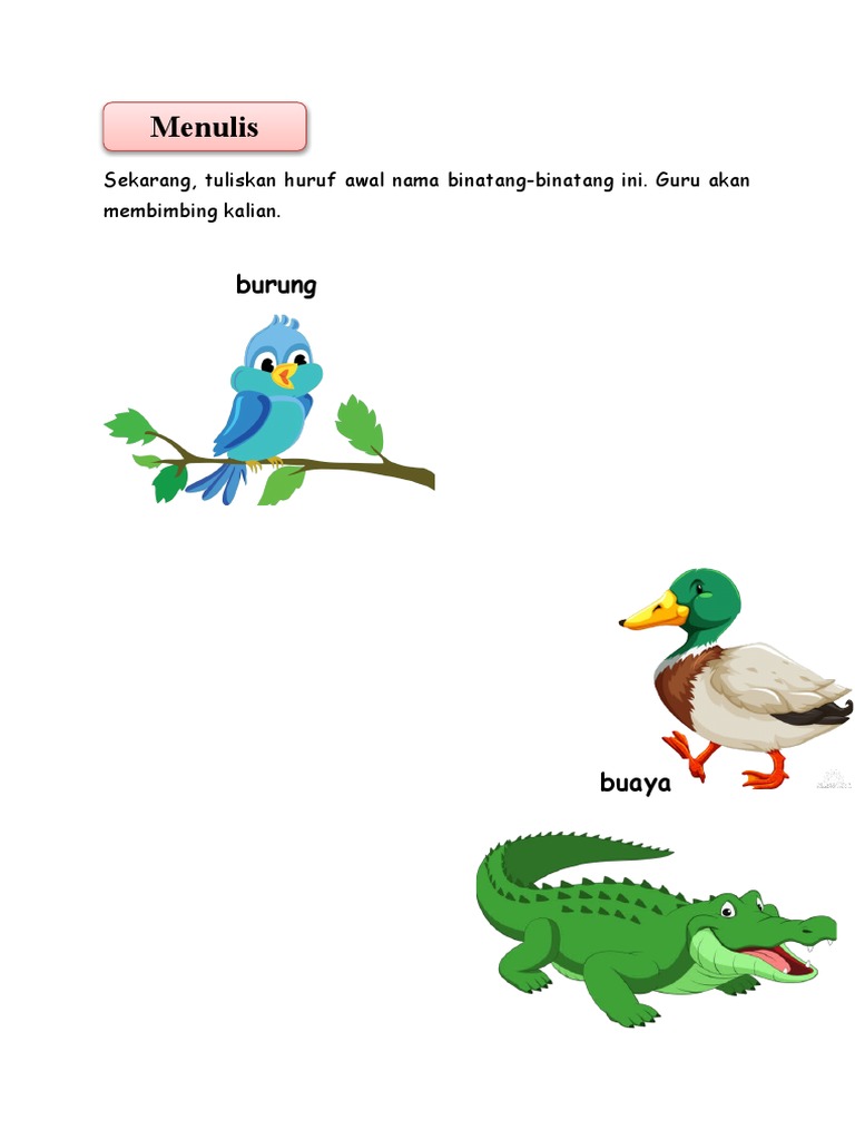 Menulis & Mengamati 1 | PDF