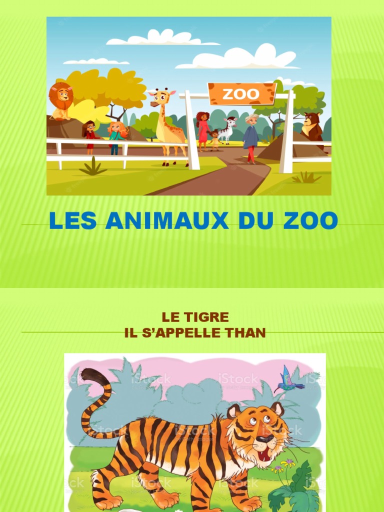 Les Animaux Du Zoo | PDF