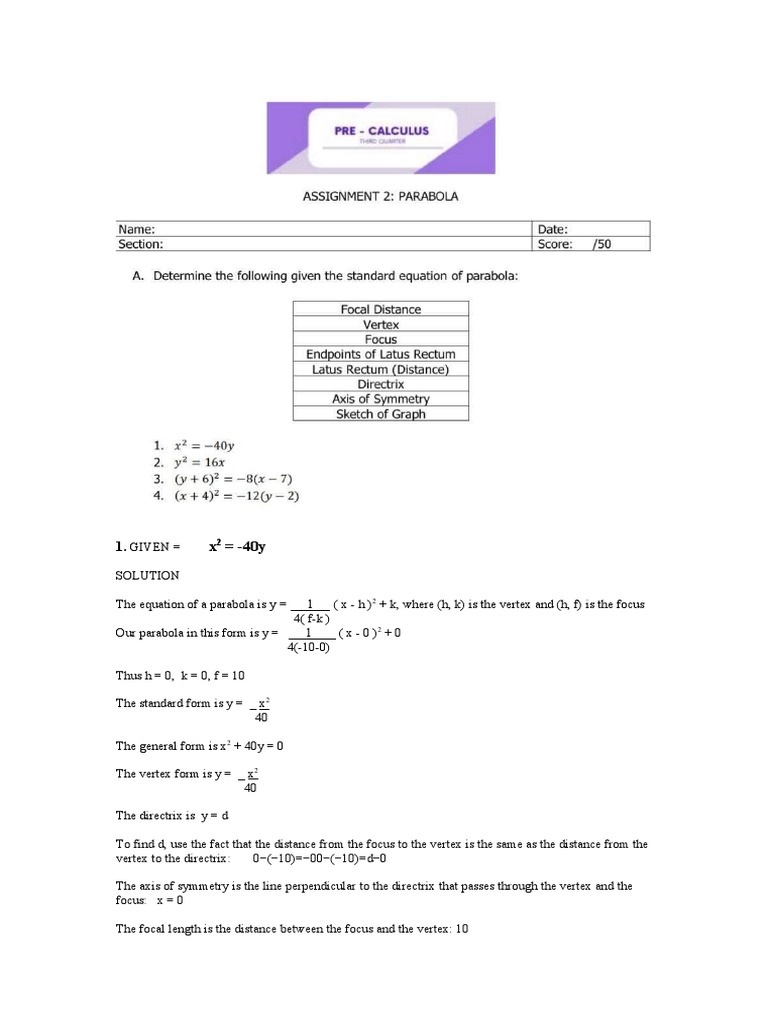 Vonzkieparabola | PDF | Mathematical Physics | Euclidean Geometry