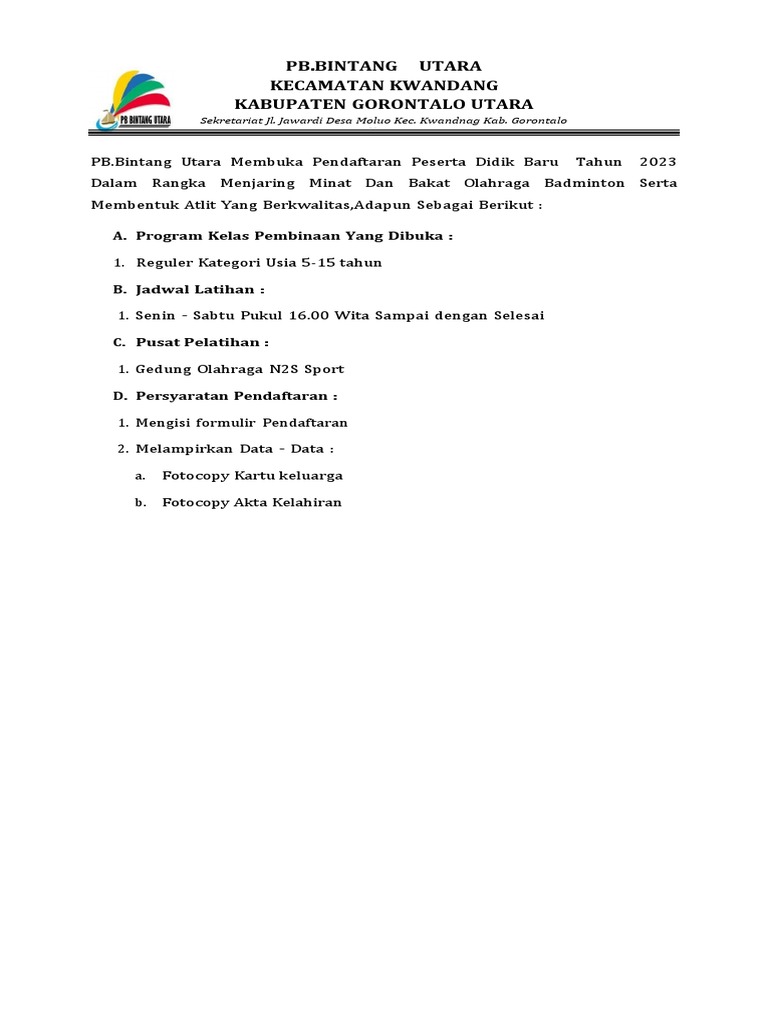 Formulir Pendaftaran Peserta Didik Baru | PDF Formulir Pendaftaran Peserta Didik Baru | PDF