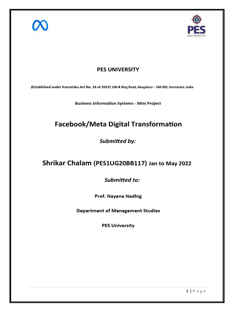 BIS Mini Project Final | PDF | Facebook | Virtual Reality