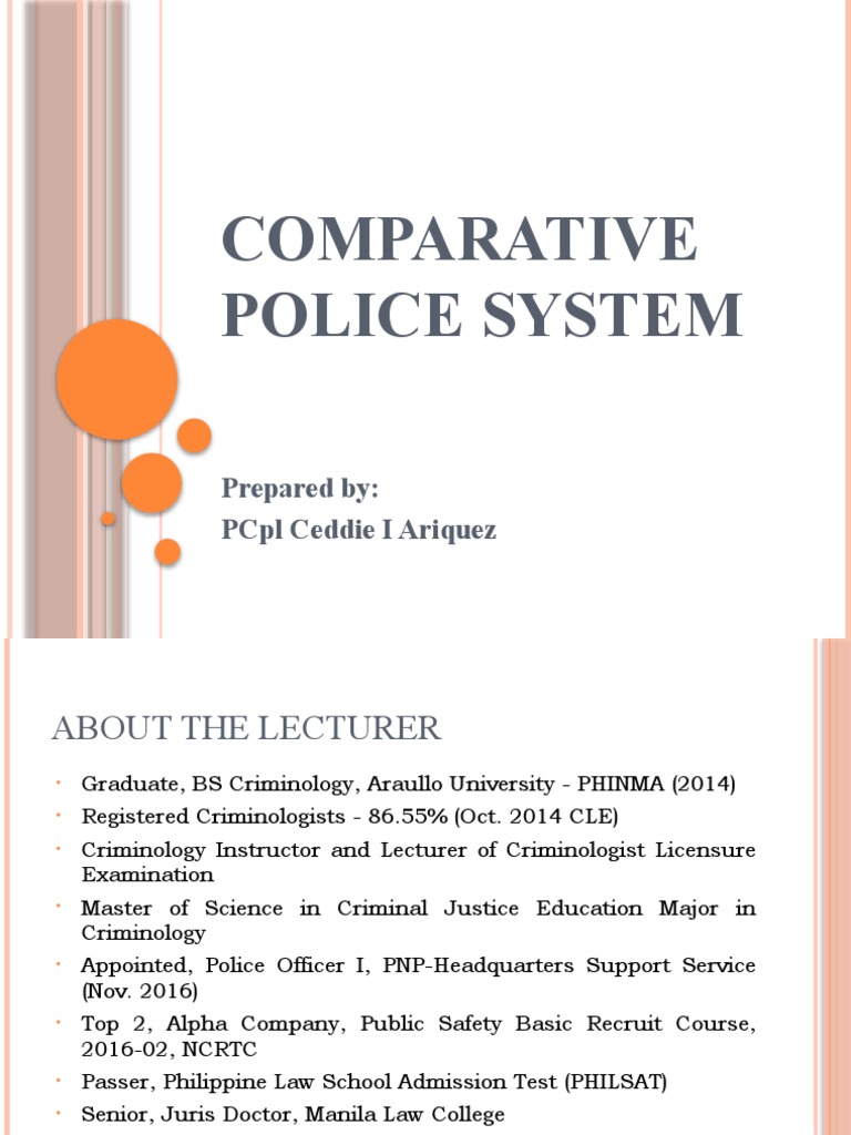 Comparative Police System | PDF | United Nations | International Relations
