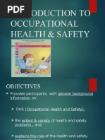 Introduction To Occupational Health & Safety | PDF | Occupational ...