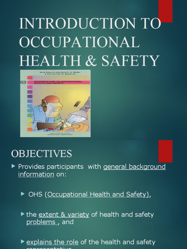 Introduction to Occupational Health & Safety | PDF | Occupational ...