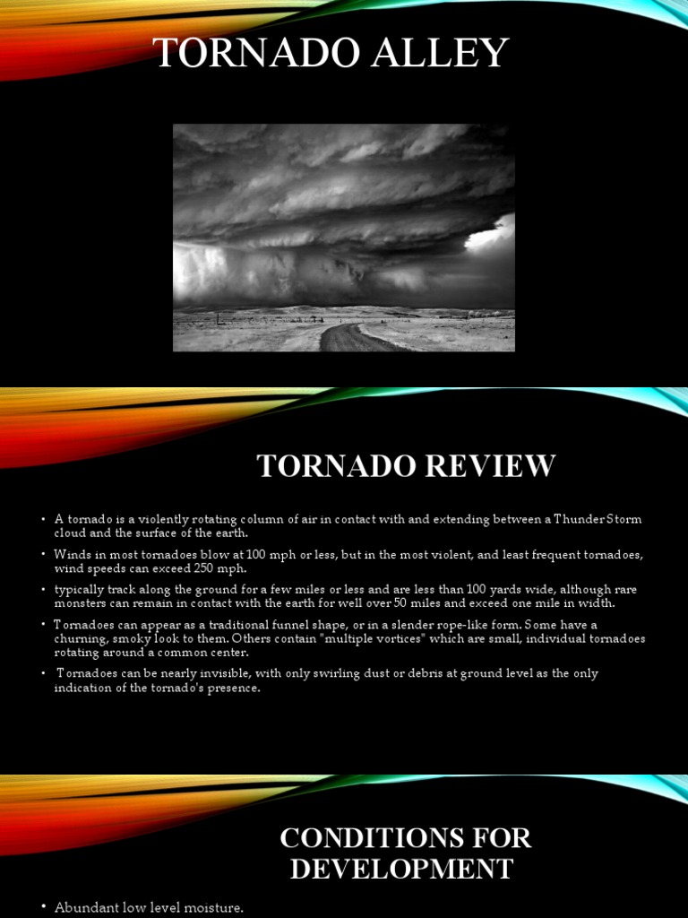 Tornado Alley Presentation Final | PDF | Tornadoes | Thunderstorm