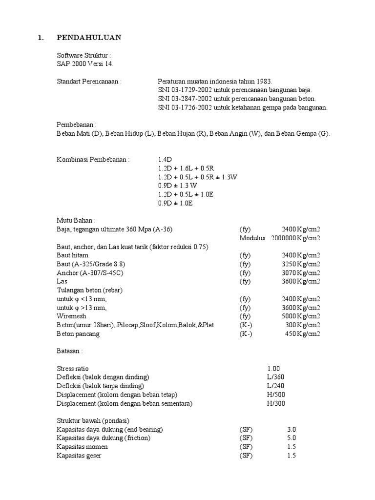 5. PERHITUNGAN RETAINING WALL.xlsx | PDF