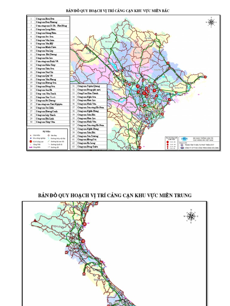 2.ban Do Quy Hoach Cang Can Bac-Trung-Nam | PDF