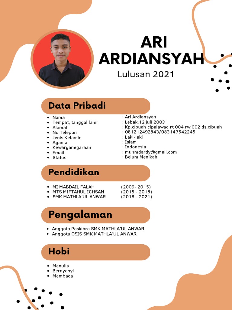 CV - Ari Ardiansyah | PDF