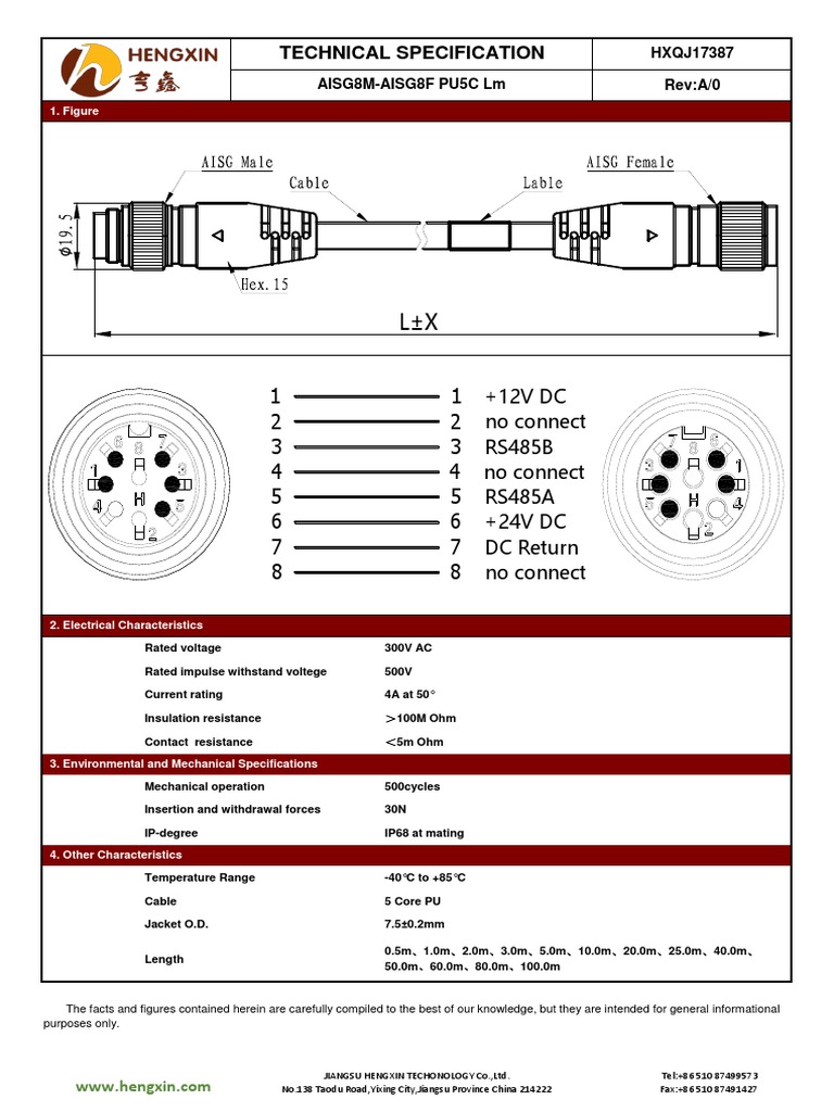 474769A - 101 RET Cables PU5C LM | PDF | Electrical Resistance And ...