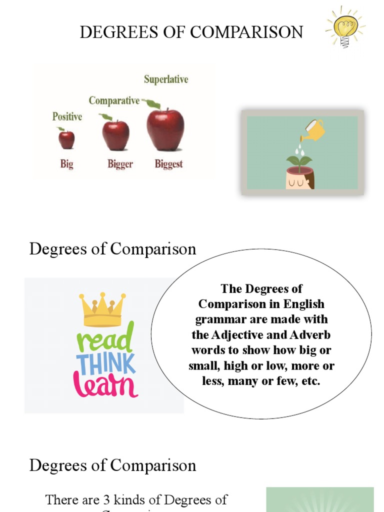M2 - Comparison Degree | PDF | Linguistic Typology | Syntax
