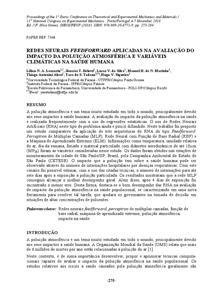 Redes MLP | PDF | Rede neural artificial