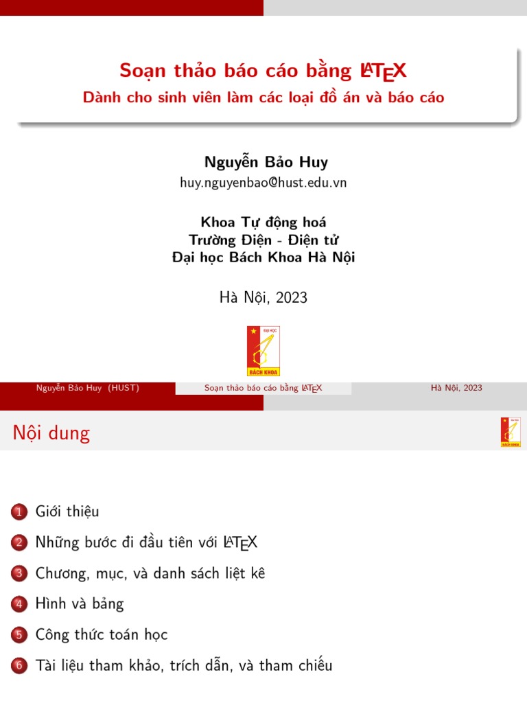 Baigiang LaTeX DAE SEEE HUST PDF | PDF