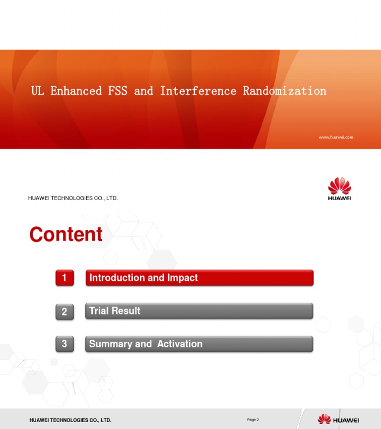 Ul Enhanced Fss and Interference Randomization | PDF