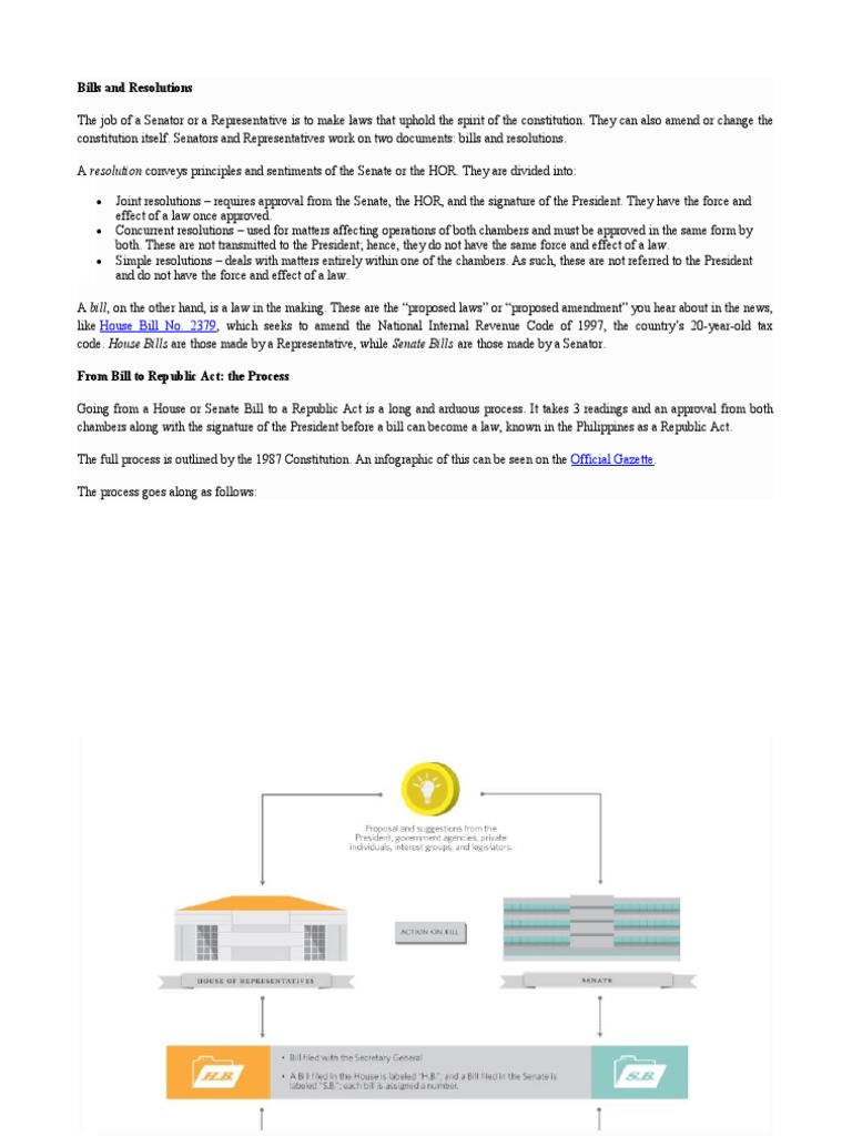 Bills and Resolutions | PDF | Bill (Law) | Committee