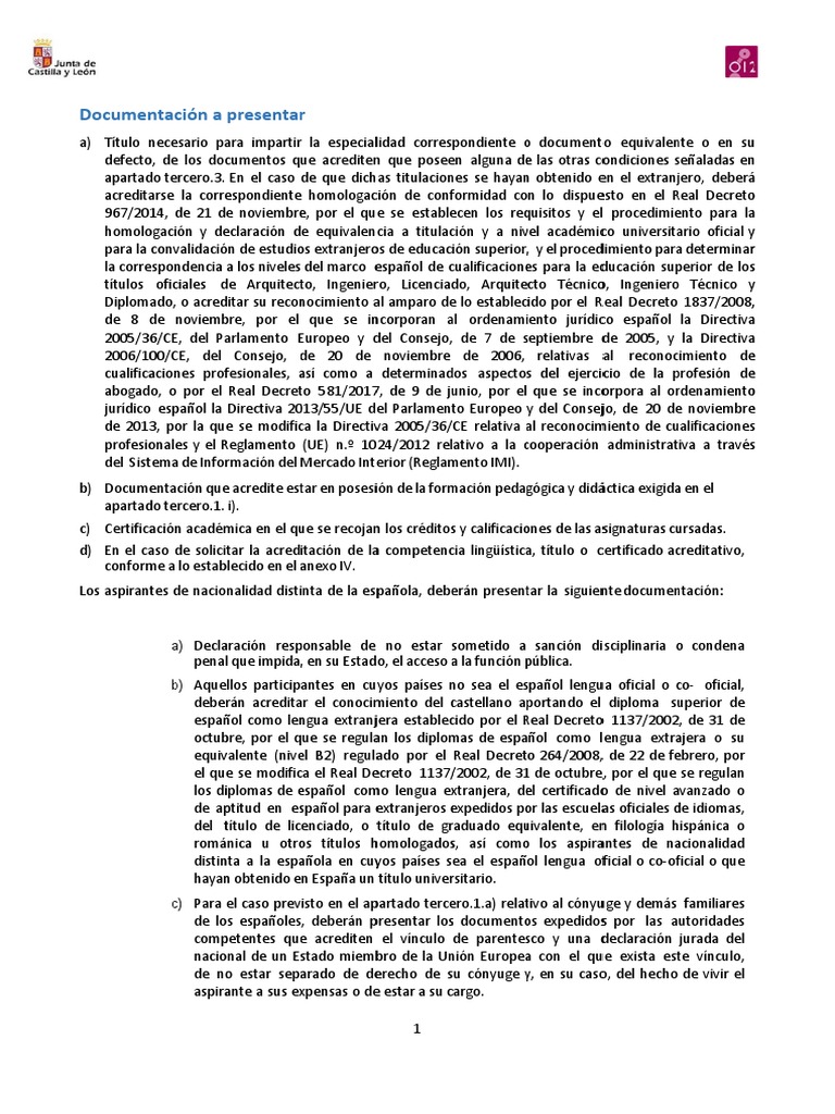 Iapa 3035 Documentacion+presentar | PDF