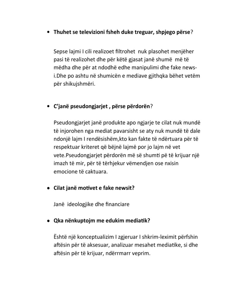 Edukimi Mediatik - Profa Hasan1 | PDF