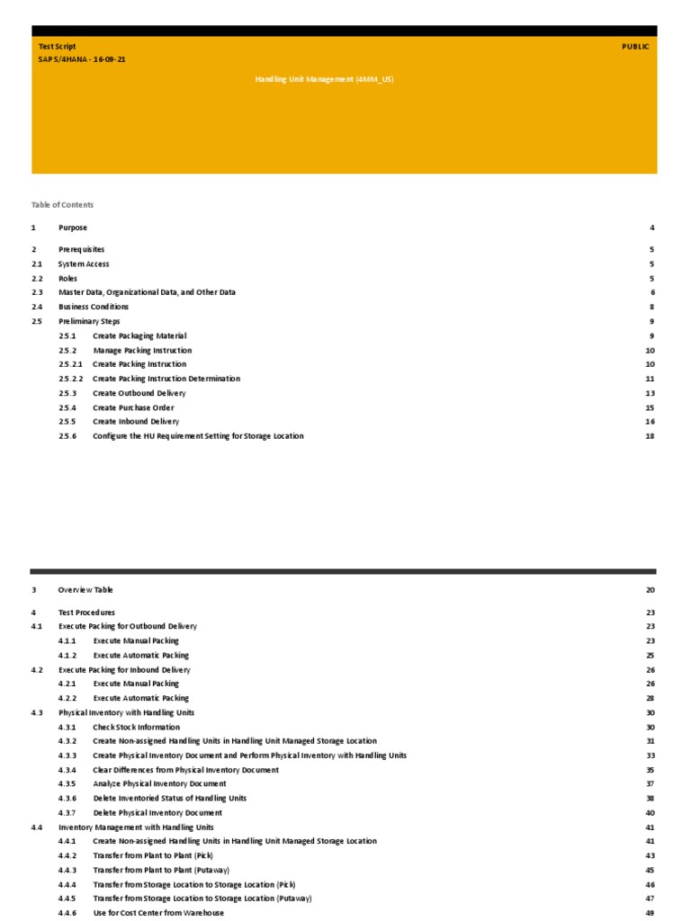 HU Managment - 3mm PDF | PDF | Packaging And Labeling | Inventory