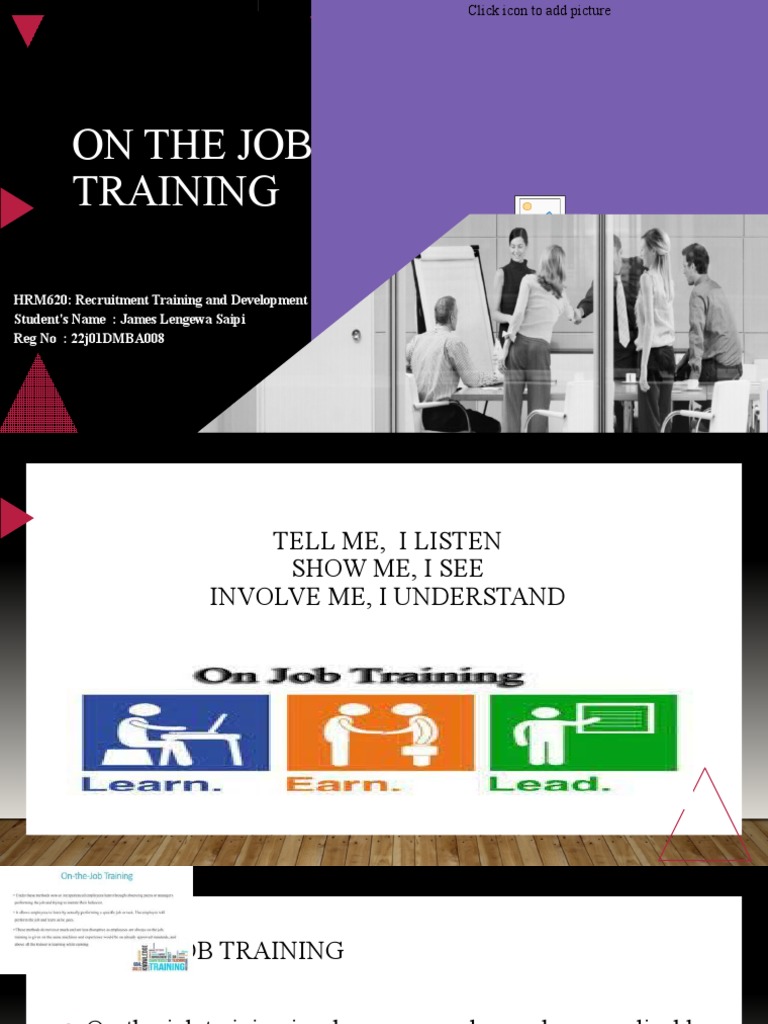 On The Job Training | PDF | Mentorship | Cognitive Science