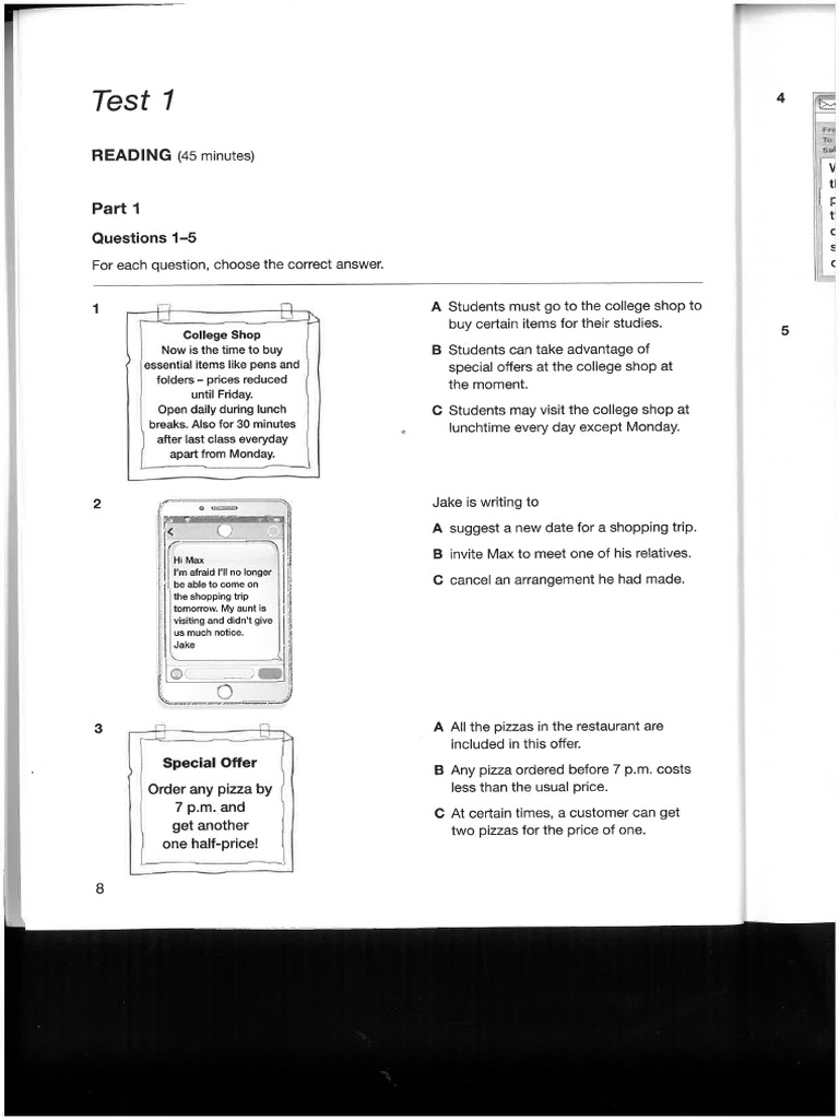 Test b1 | PDF