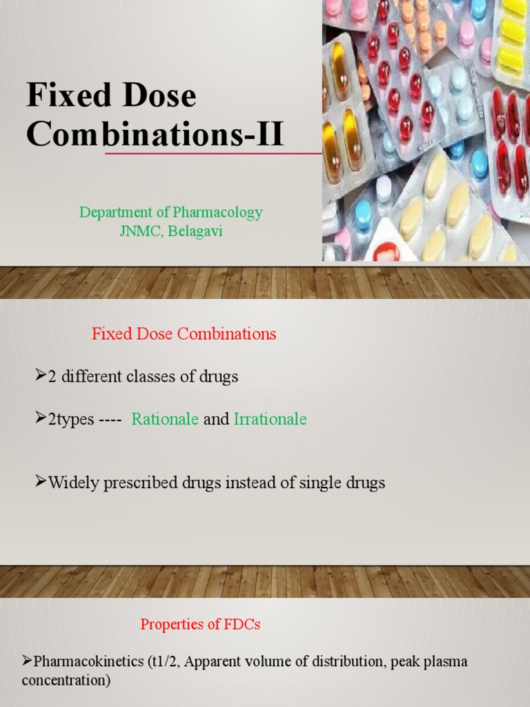 Fixed Dose Combinations-II | PDF | Medical Specialties | Pharmacology