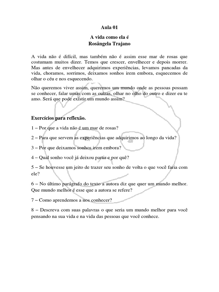Aula 1 - 7º Ano | PDF | Autoajuda
