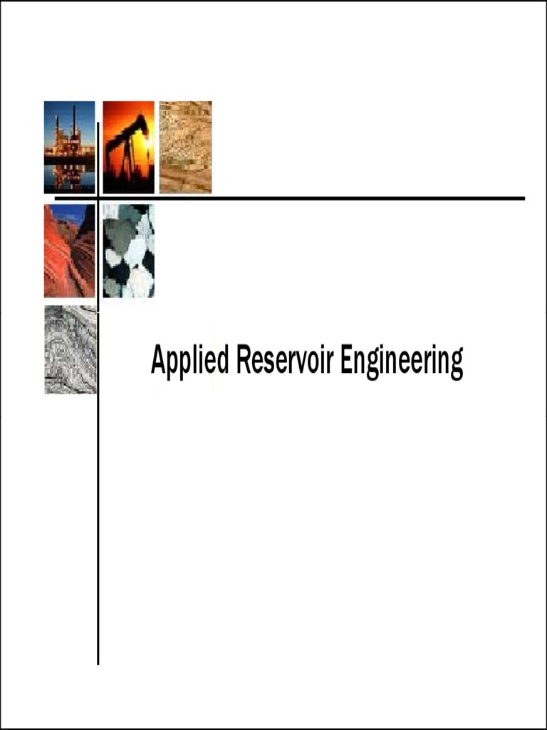 Applied Reservoir Engineering PDF | PDF | Petroleum Reservoir | Materials