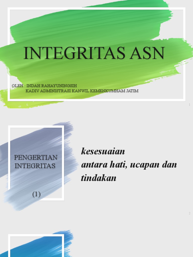 Integritas ASN | PDF