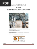 Physical Properties of Milk | PDF | Milk | Density