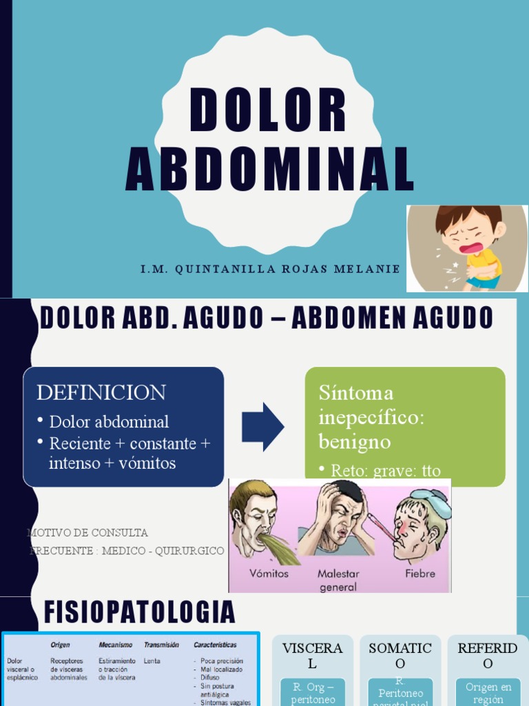DOLOR ABD PEDIA.pptx | PDF | Dolor | Neurona