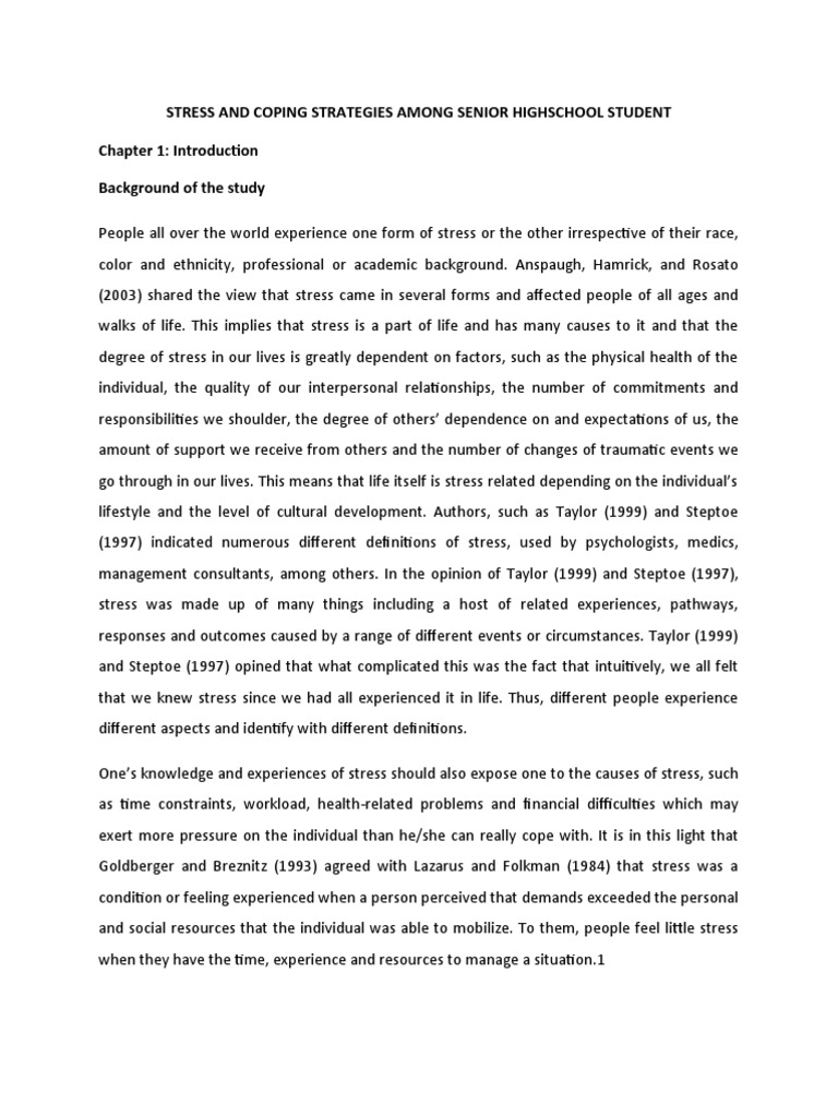 Research Paper | PDF | Stress (Biology) | Social Support