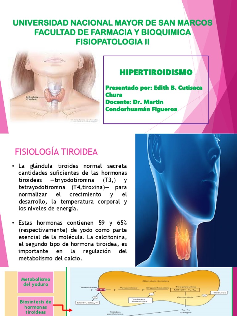 Hipertiroidismo - Fisiopatologia II | PDF | Hipertiroidismo | Tiroides