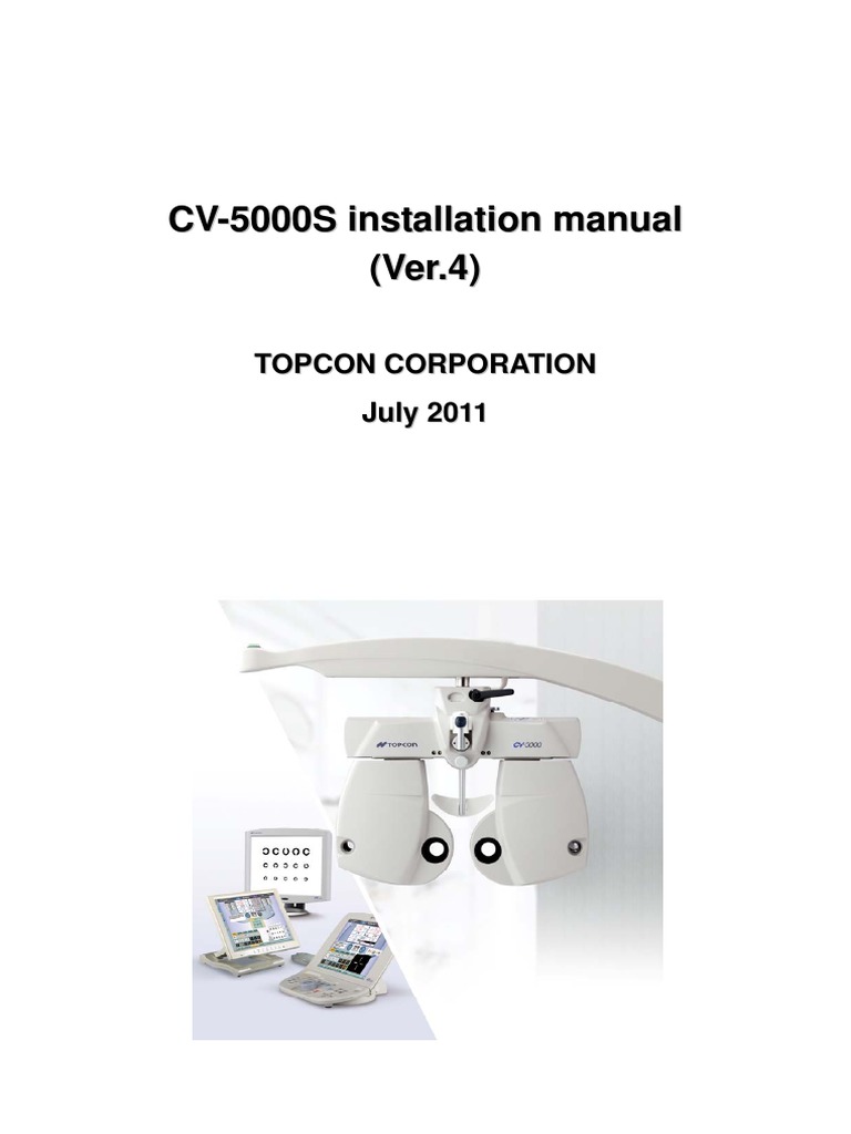 Configuring the Topcon CV-5000S Phoropter System: A Step-by-Step Guide to Installation and ...