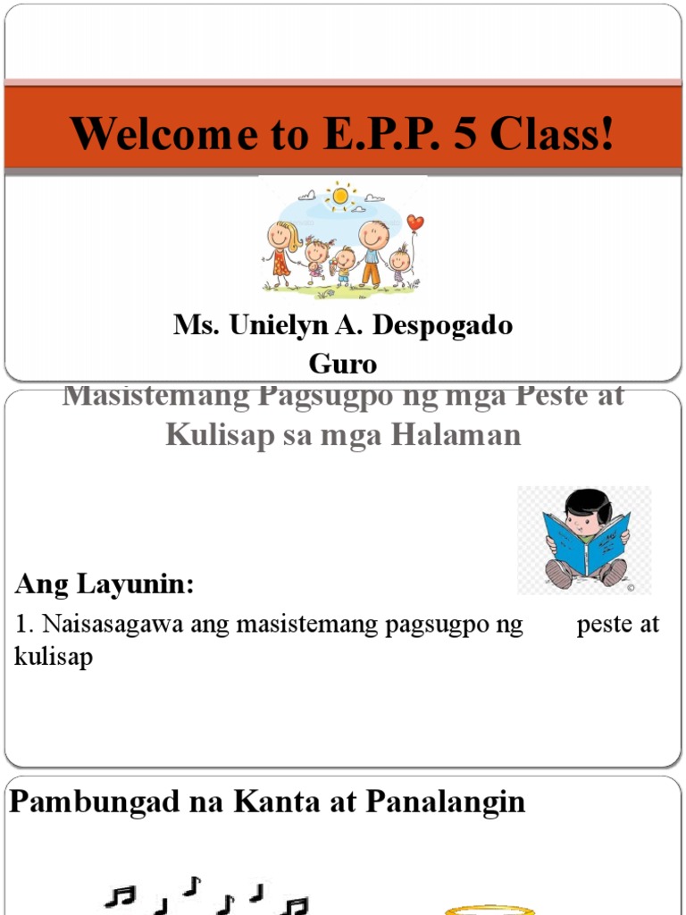 EPP 5 Lesson 3 | PDF