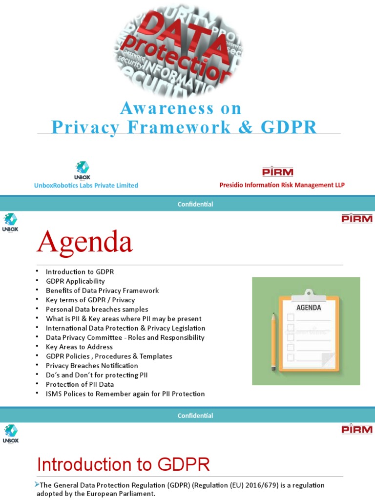 GDPR Awareness | PDF | Privacy | Information Privacy