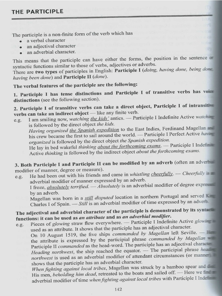 Participles PDF | PDF