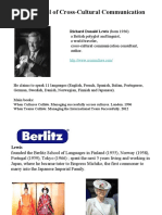 Lewis Model: Cultural Types Explained | PDF