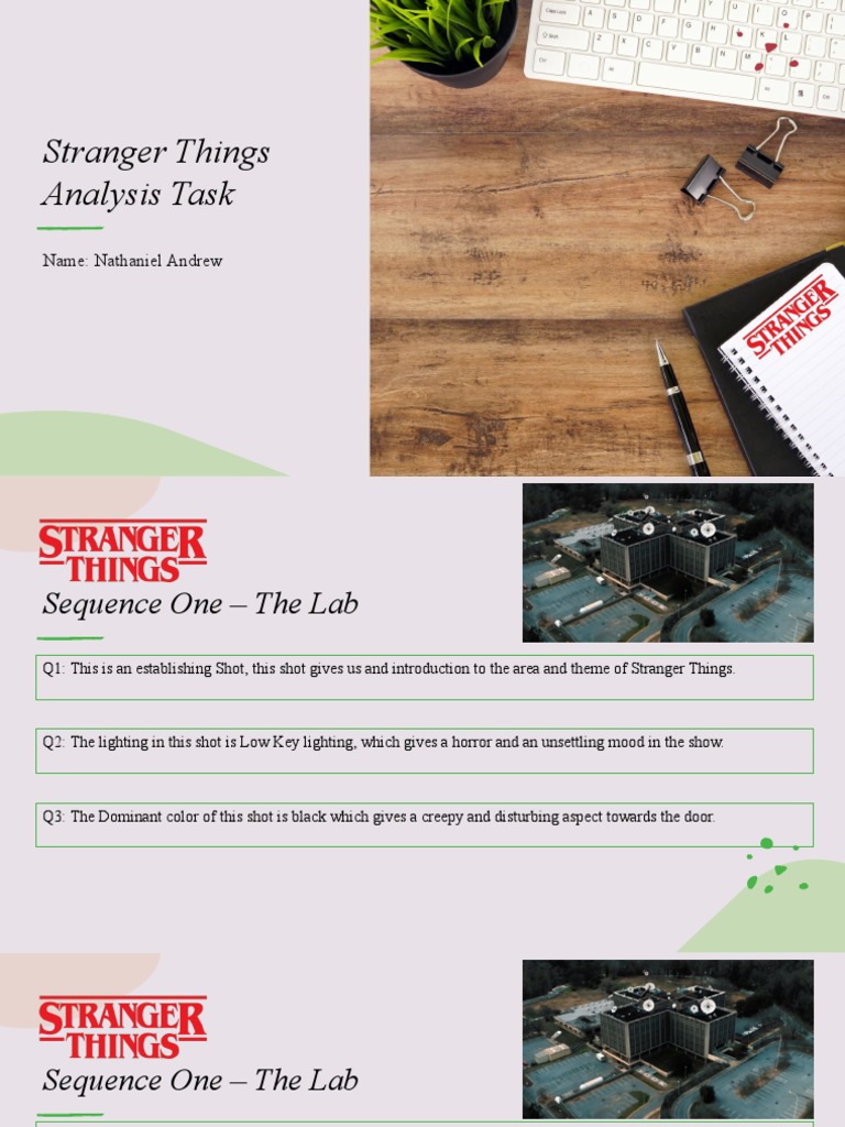 stranger things analysis | PDF