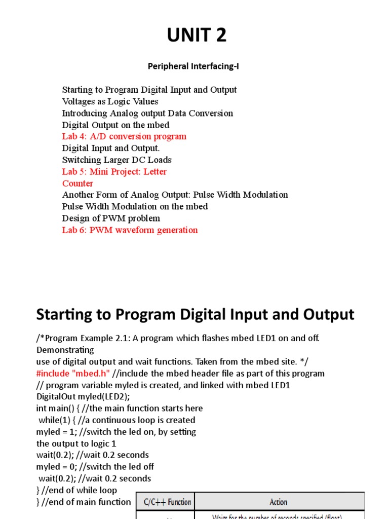 Unit2 ARM | PDF | Analog To Digital Converter | Programming