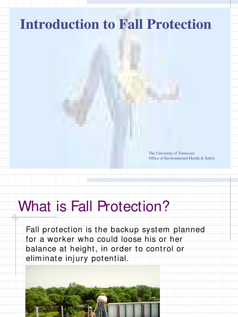 Introduction To Fall Protection | PDF | Safety