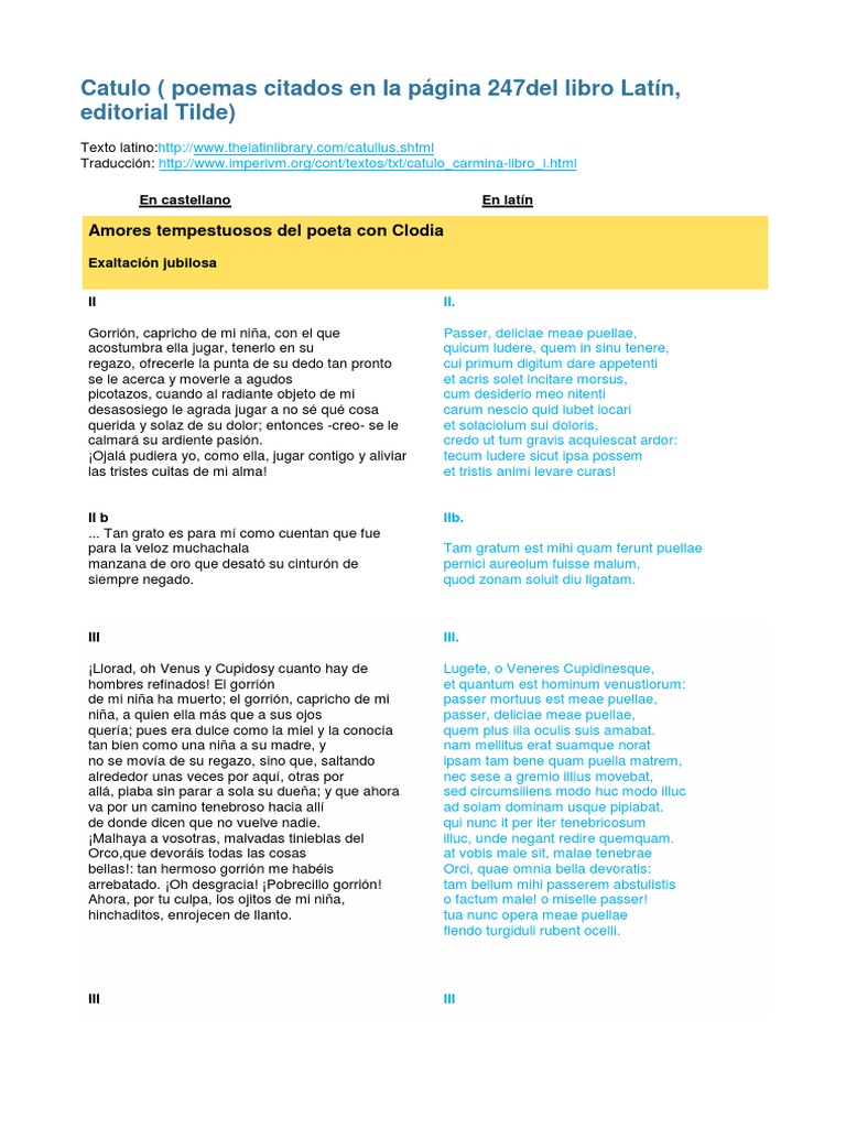 Catulo | PDF