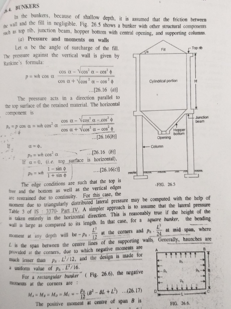 Design of Bunkers New PDF | PDF